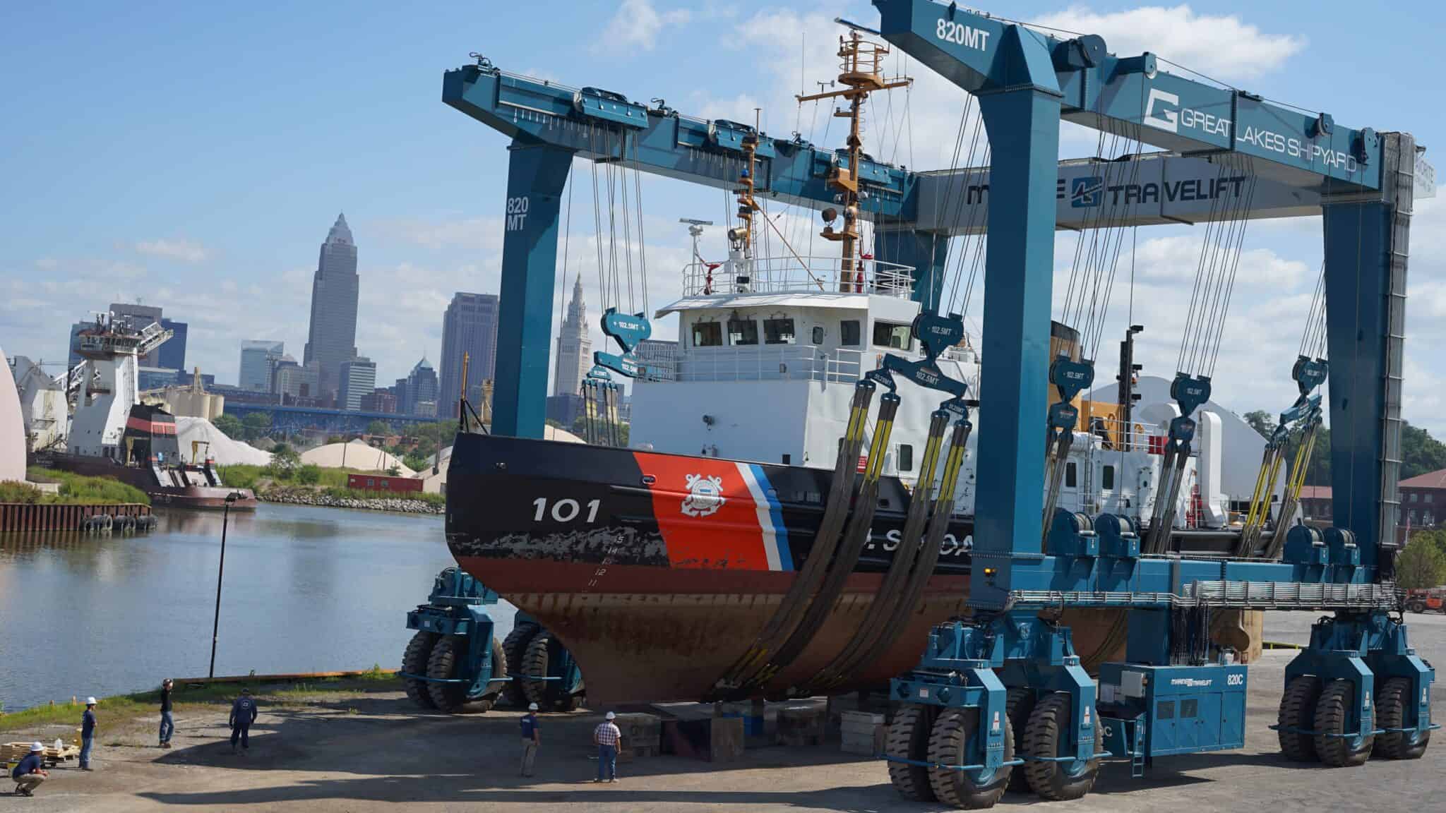 Marine Travelifts 150-1500 ton Industrial Boat Hoists