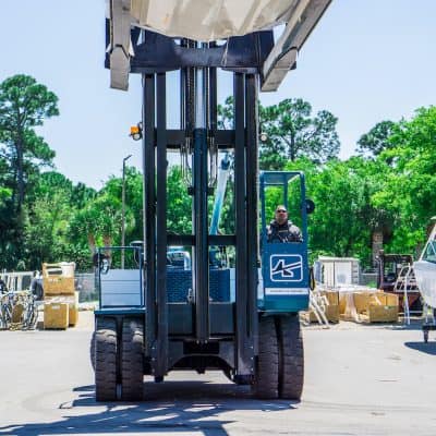 Marine Travelifts Industrial Marine Forklifts for Boat Handling