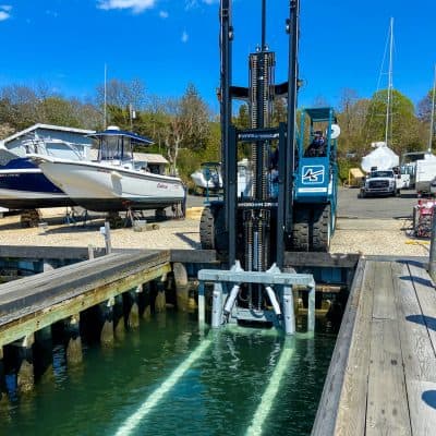 Marine Travelifts Industrial Marine Forklifts for Boat Handling