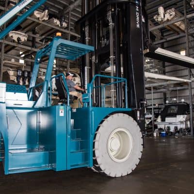 Marine Travelifts Industrial Marine Forklifts for Boat Handling