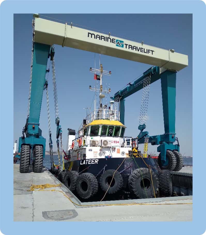 MBK Marine Industries Chooses Marine Travelift Mobile Boat Hoist for ...