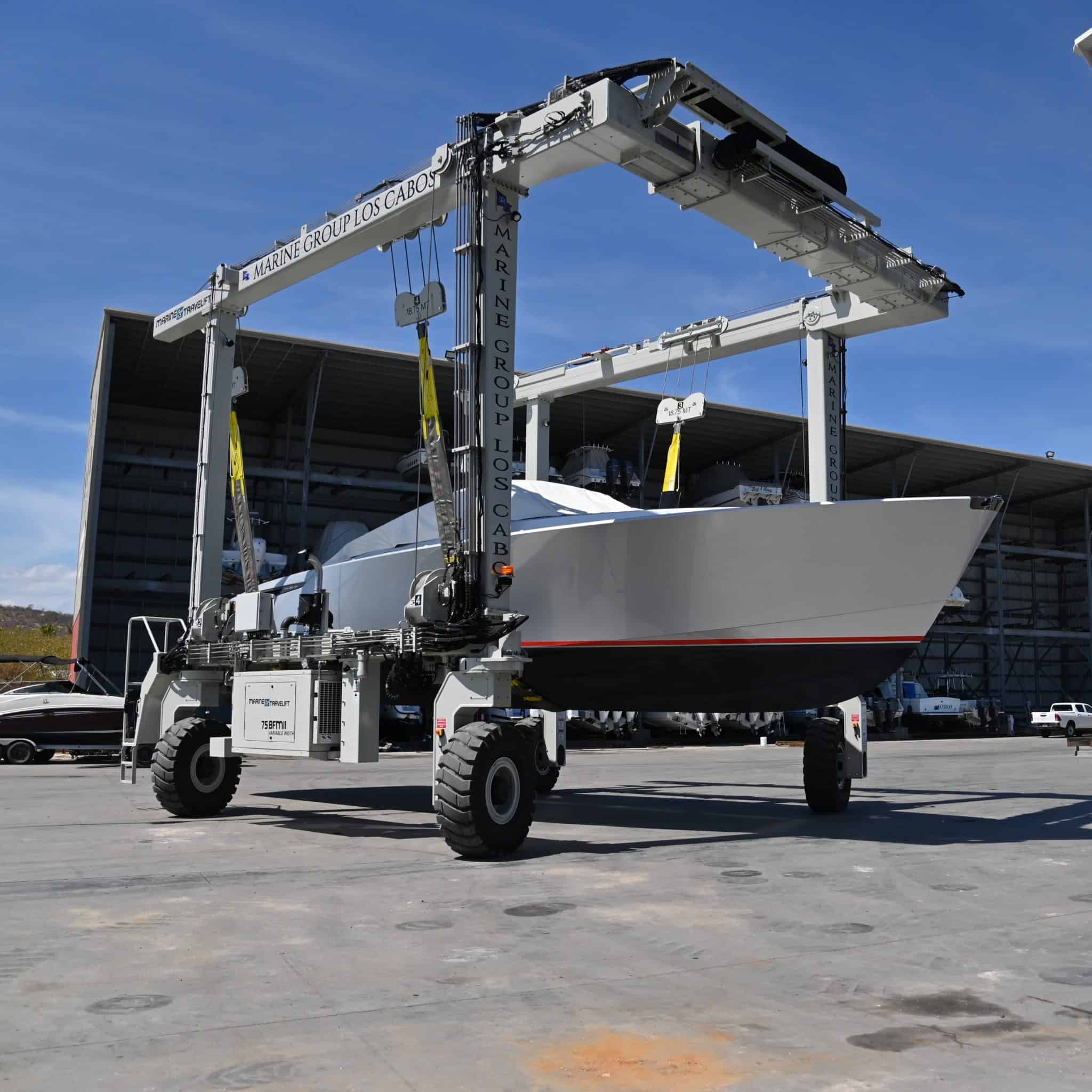 Marine Travelift Announces Variable Width Option for Mobile Boat Hoists ...