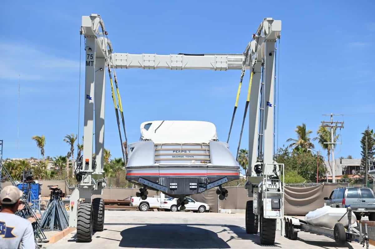 Marine Travelift Announces Variable Width Option for Mobile Boat Hoists ...