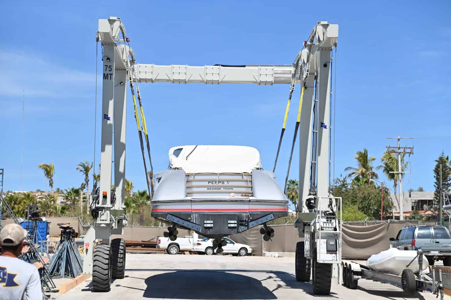 Marine Travelift Announces Variable Width Option for Mobile Boat Hoists ...