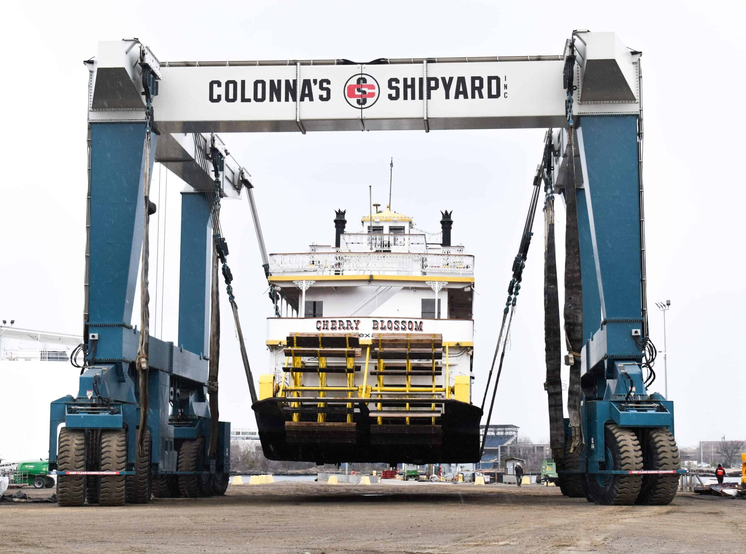 Colonna’s Shipyard Exceeding Goals with Marine Travelift 1,000 Metric ...
